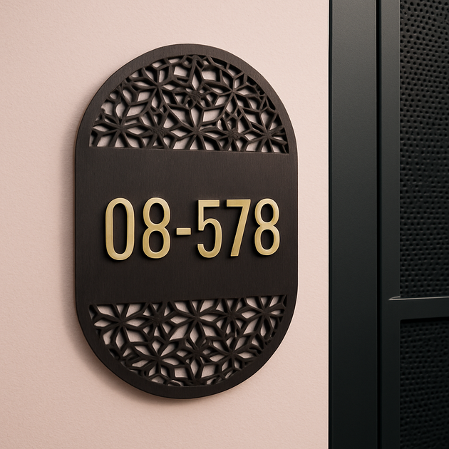 Moroccan Home Unit Number | Home Address Number | Nahl Gifts – Nahl ...